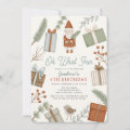 Oh What Fun Santa Claus Holiday Boy Birthday Invitation | Zazzle