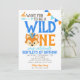 Oh What Fun to be a Wild One Fox 1st Birthday Invitation | Zazzle