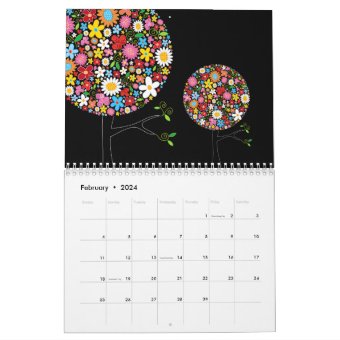 Oh Whimsical! Custom Flexi Calendar 2012 | Zazzle