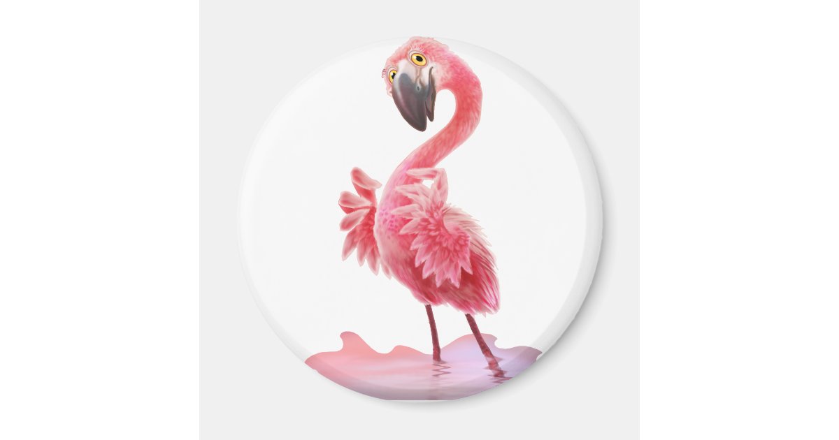 Oh Yeah Flamingo! Magnet | Zazzle