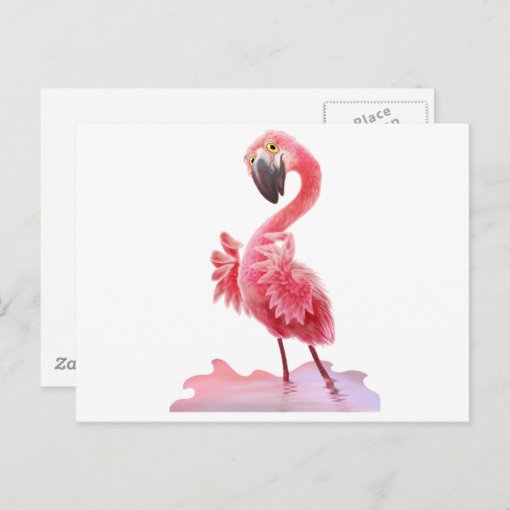 Oh Yeah Flamingo! Postcard | Zazzle