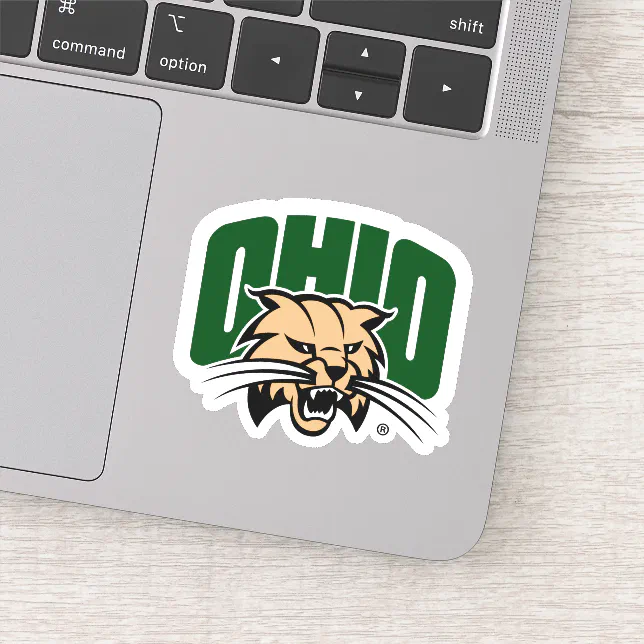 Ohio Bobcat Logo Sticker | Zazzle