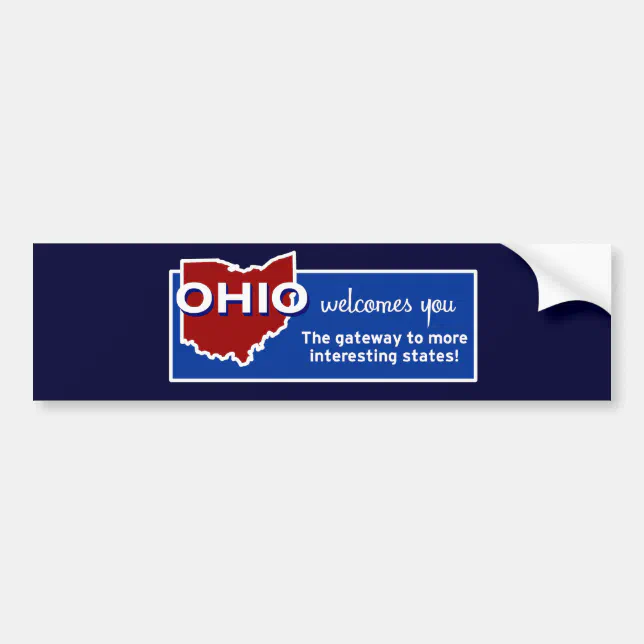 Ohio Bumper Sticker | Zazzle