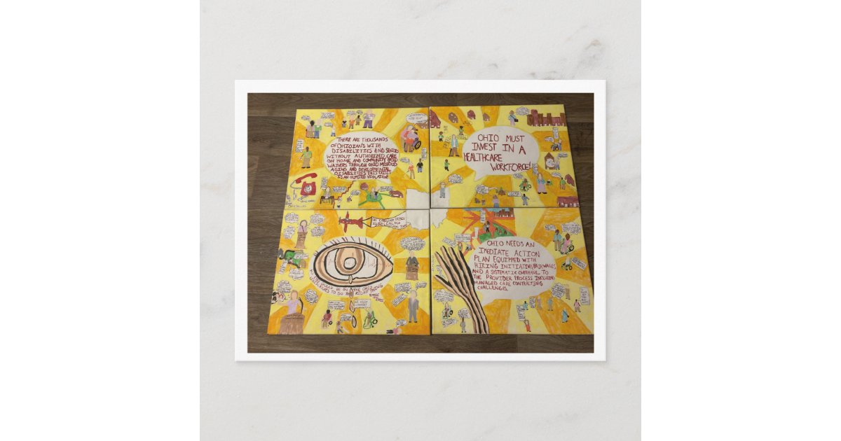 Ohio Caregiver Crisis Postcard | Zazzle