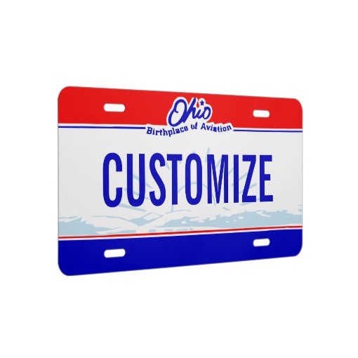Ohio Custom License Plate | Zazzle