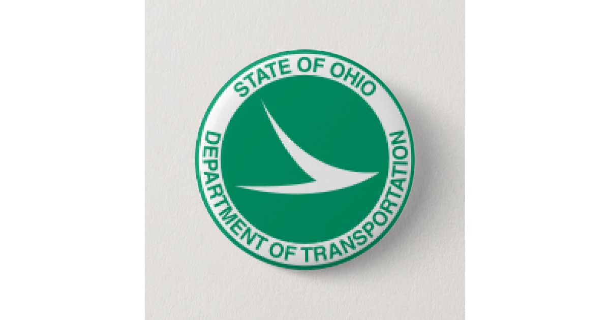 Ohio Department of Transportation Button. Pinback Button | Zazzle