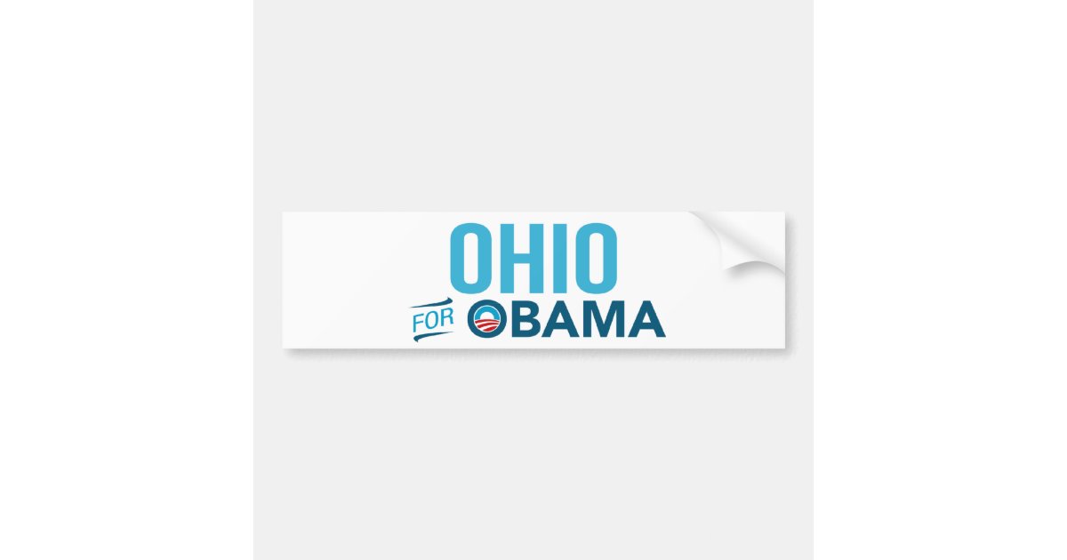 Ohio For Barack Obama Biden Bumper Sticker | Zazzle