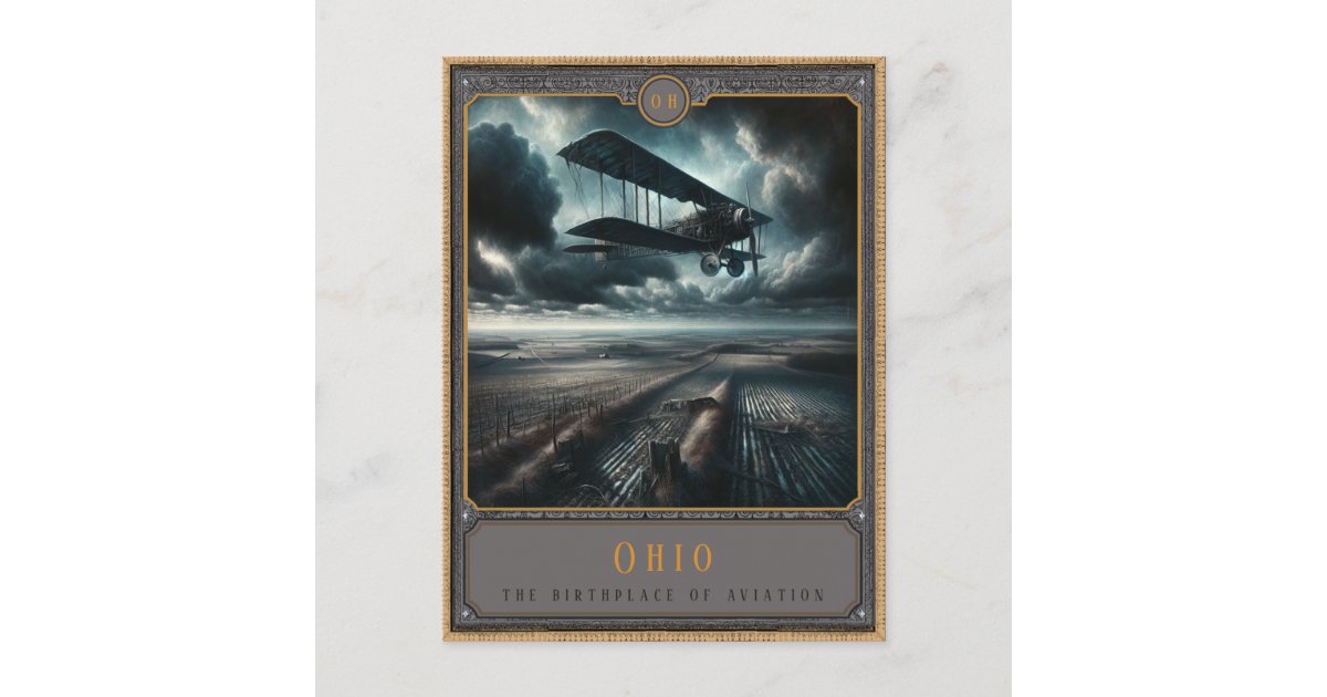 Ohio | Gothic Art Postcard | Zazzle