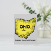 Ohio OH States Motto ~ At Least We're Not Michigan Postcard | Zazzle
