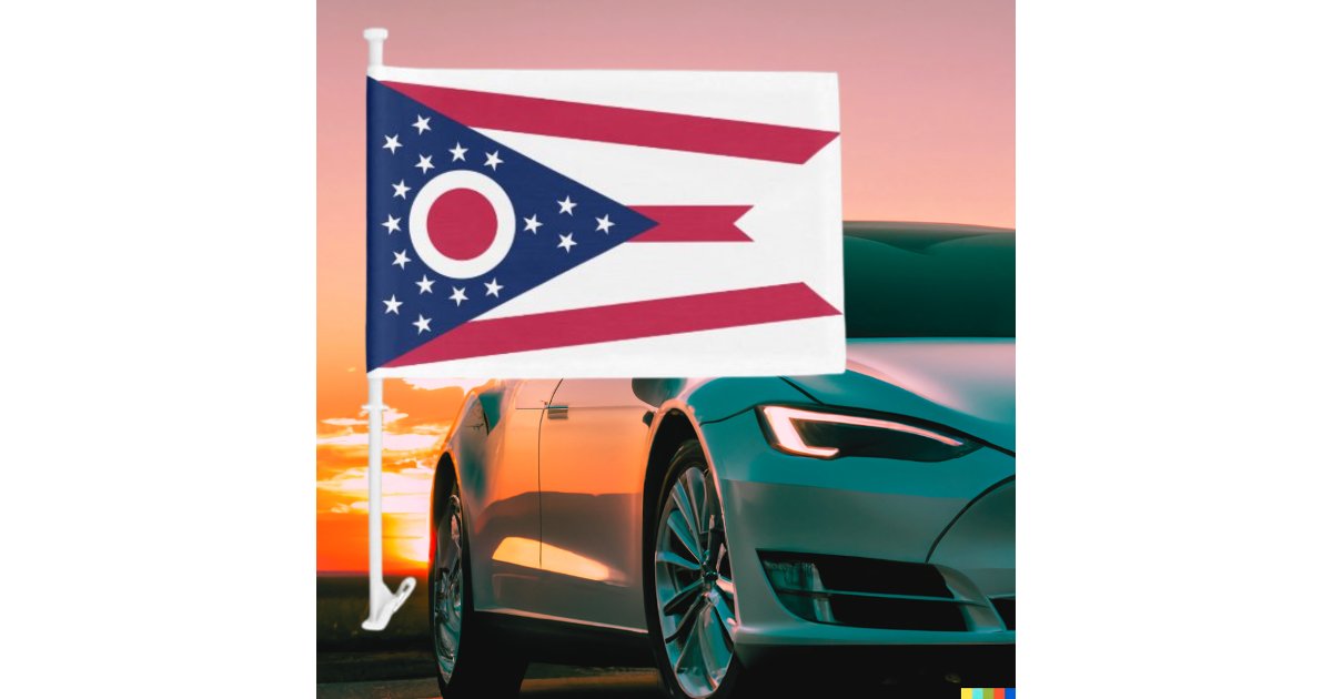 Ohio State Car Flag | Zazzle