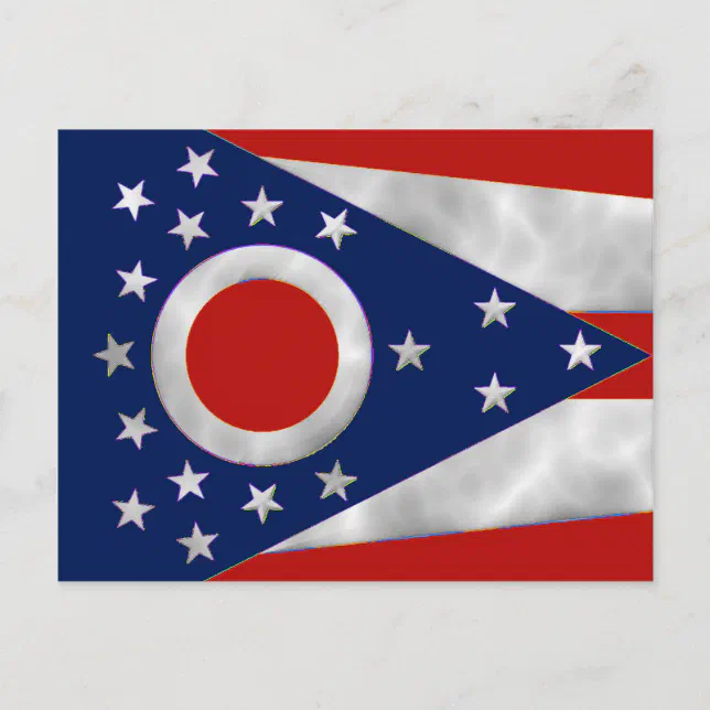 Ohio State Flag Postcard | Zazzle