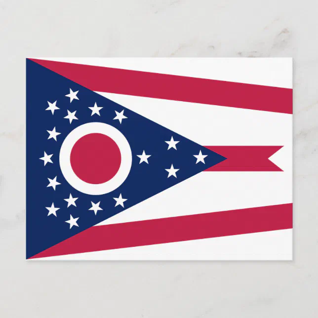 Ohio state Flag Postcard | Zazzle