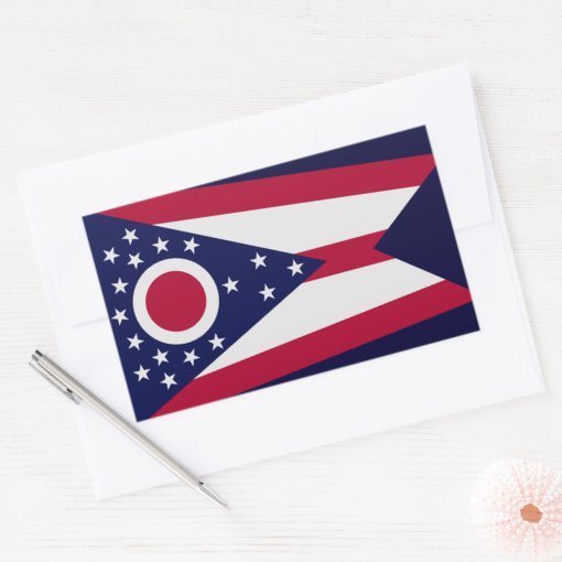 Ohio State Flag Sticker | Zazzle