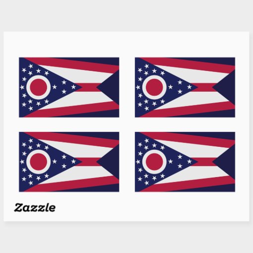 Ohio State Flag Sticker | Zazzle