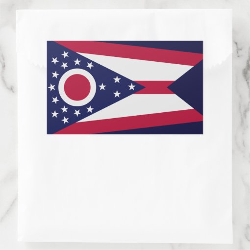 Ohio State Flag Sticker | Zazzle