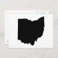 Ohio State Outline Postcard | Zazzle