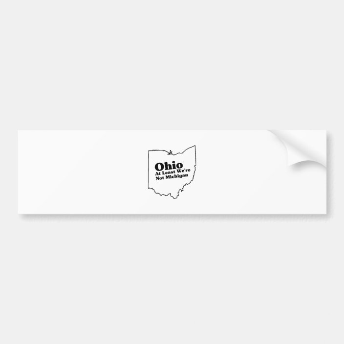 Ohio State Slogan Bumper Sticker | Zazzle.com