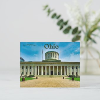 Ohio Statehouse in Columbus Ohio Postcard | Zazzle