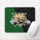 Ohio University Bobcat Logo Color Block Distressed Mouse Pad | Zazzle