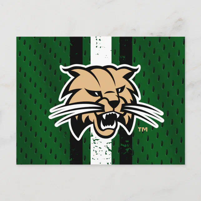 Ohio University Bobcat Logo Jersey Postcard | Zazzle