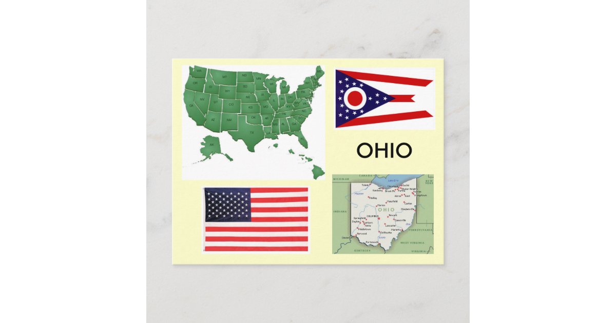 Ohio, USA Postcard | Zazzle