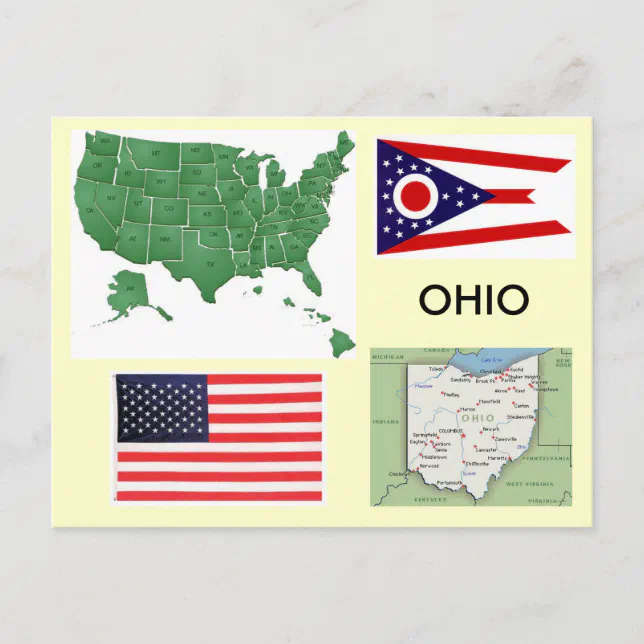 Ohio, USA Postcard | Zazzle