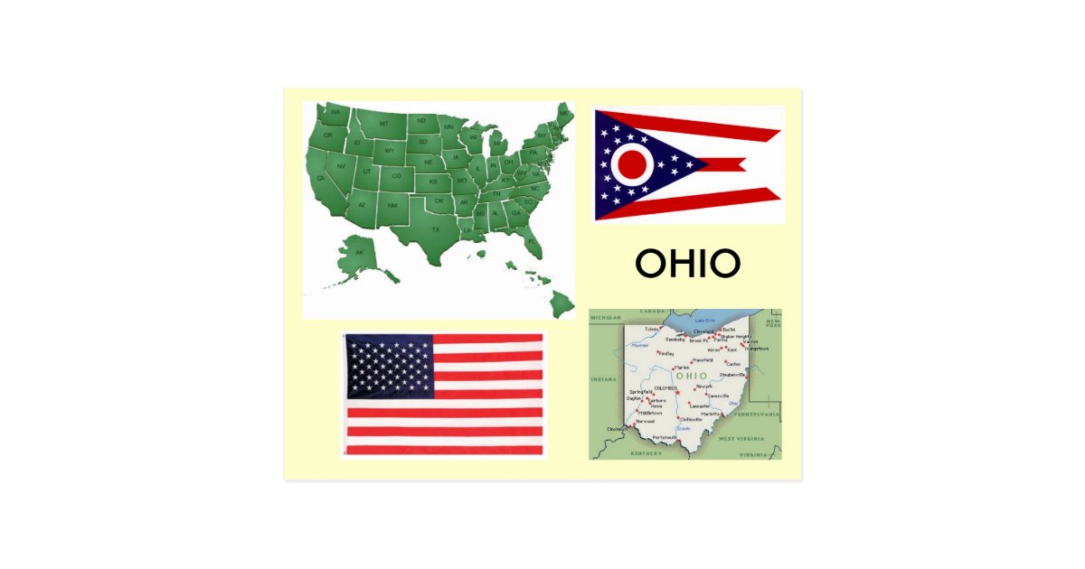 Ohio, USA Postcard | Zazzle.com