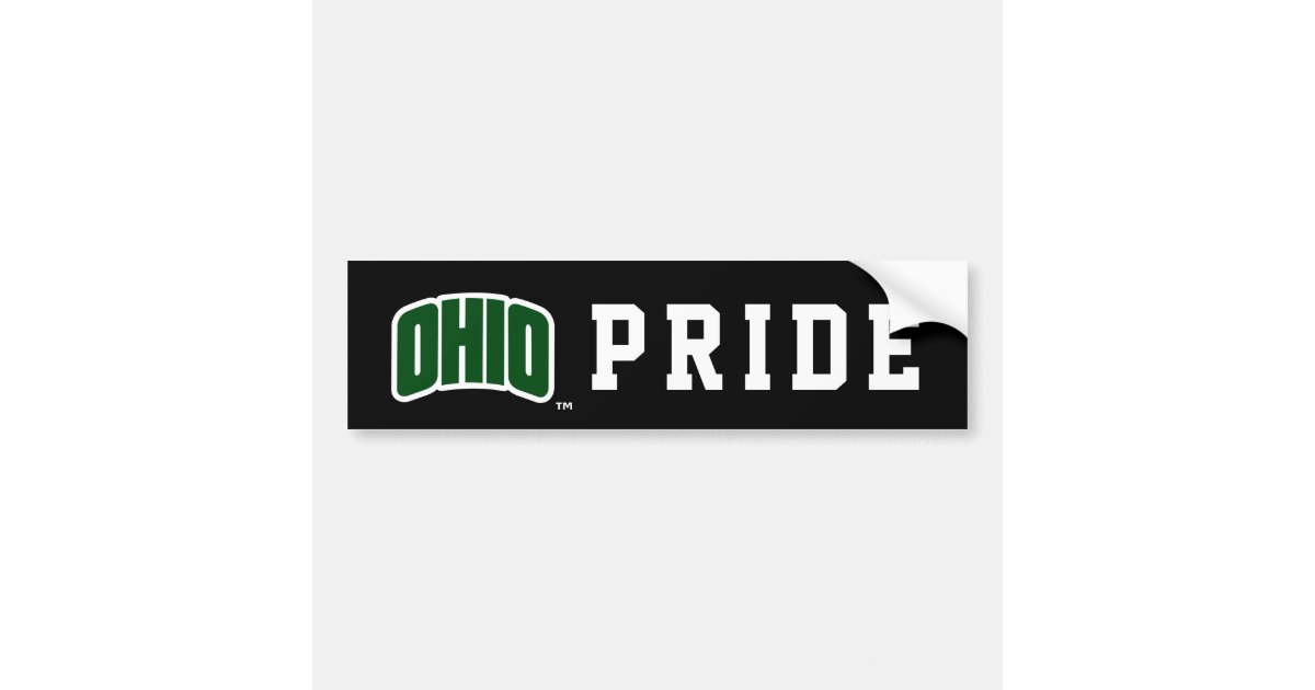 Ohio Wordmark Bumper Sticker | Zazzle