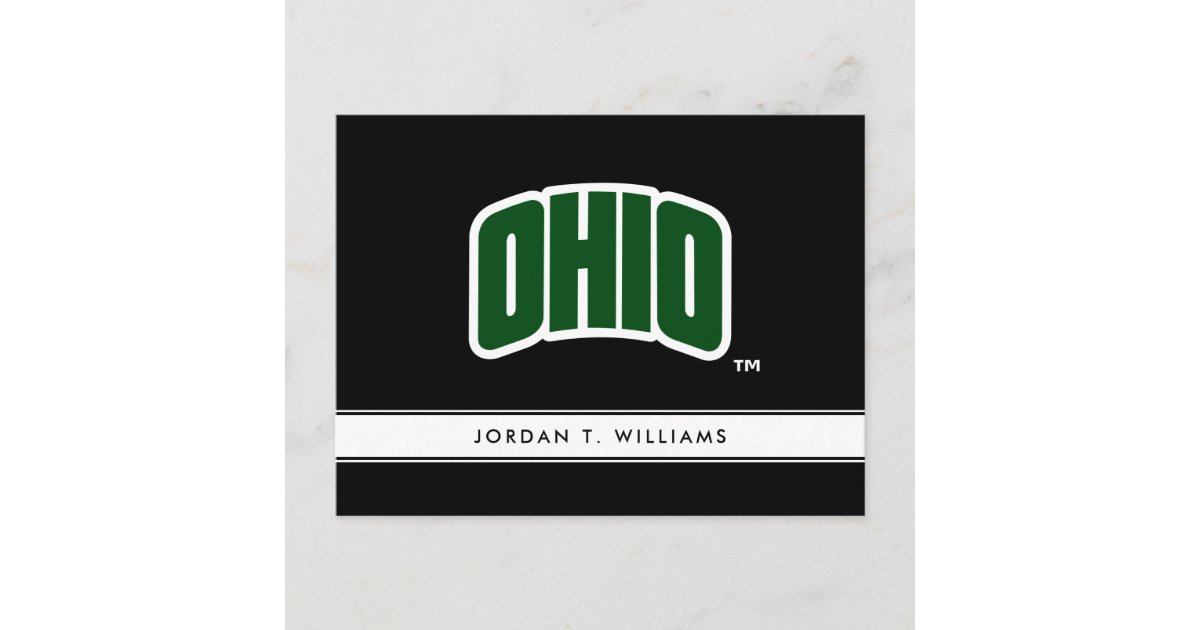 Ohio Wordmark Postcard | Zazzle