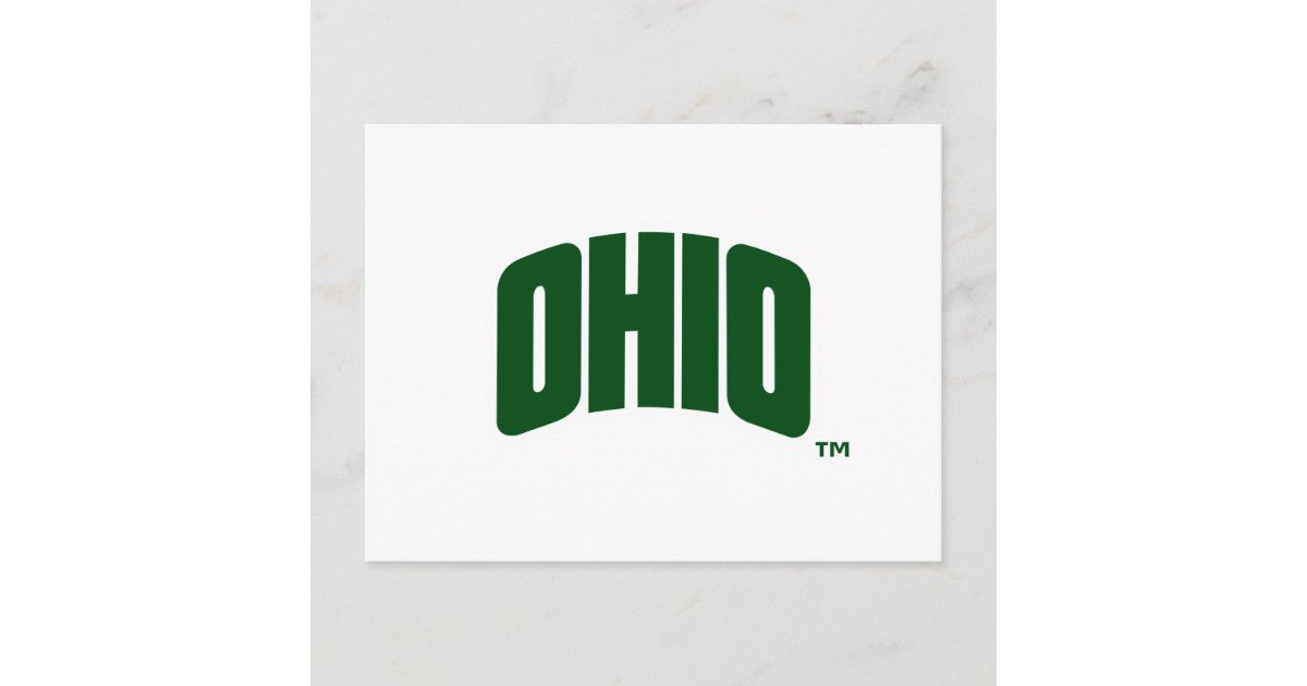 Ohio Wordmark Postcard | Zazzle