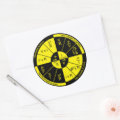 Ohm's Law - Black and Yellow Classic Round Sticker | Zazzle