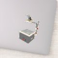 OHP 80s 90s Overhead Projector Sticker | Zazzle