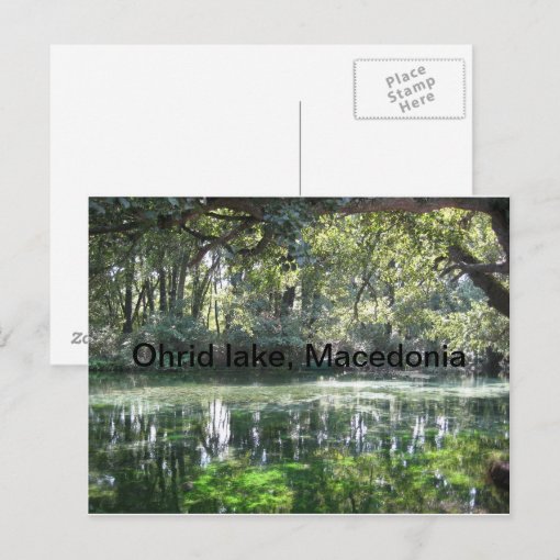 Ohrid Lake, Macedonia Postcard | Zazzle