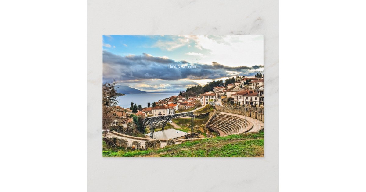 Ohrid, N. Macedonia Postcard | Zazzle