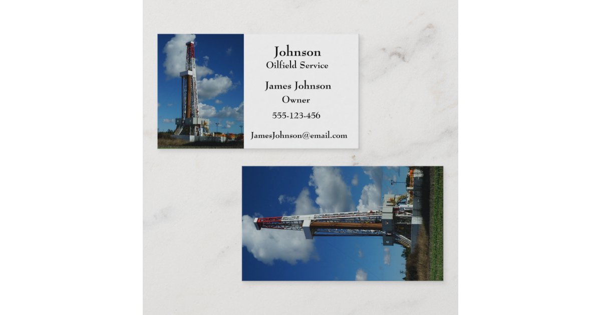Oil And Gas Industry Business Cards | Zazzle.com
