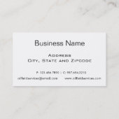Oil Drilling Rig White Silhouette Business Card | Zazzle