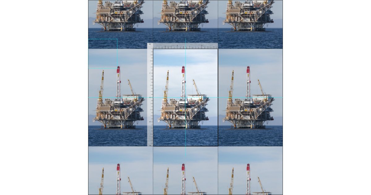 Oil Rig Fabric | Zazzle