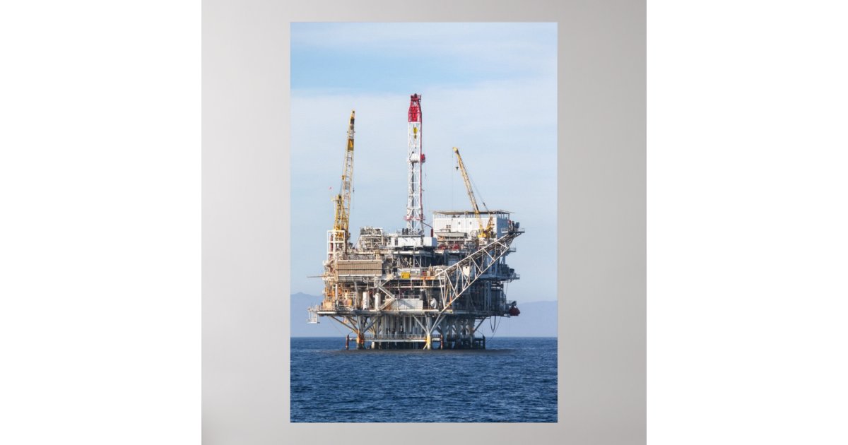 Oil Rig Poster | Zazzle