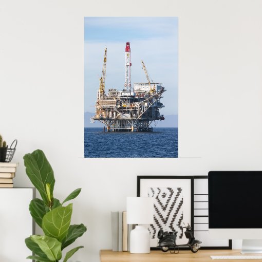 Oil Rig Poster | Zazzle