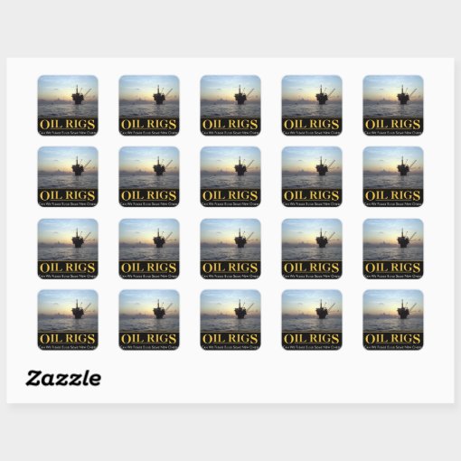 Oil Rig Sticker, Oil & Gas Hard Hat Sticker | Zazzle