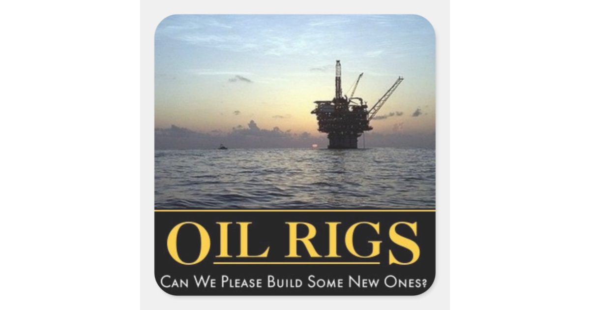 Oil Rig Sticker, Oil & Gas Hard Hat Sticker | Zazzle