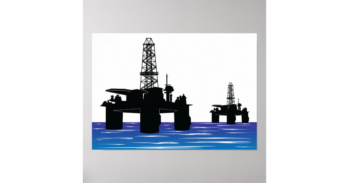 Oil Rigs Poster | Zazzle
