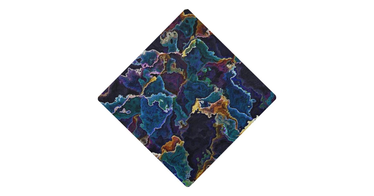 Oil Slick Graduation Cap Topper | Zazzle