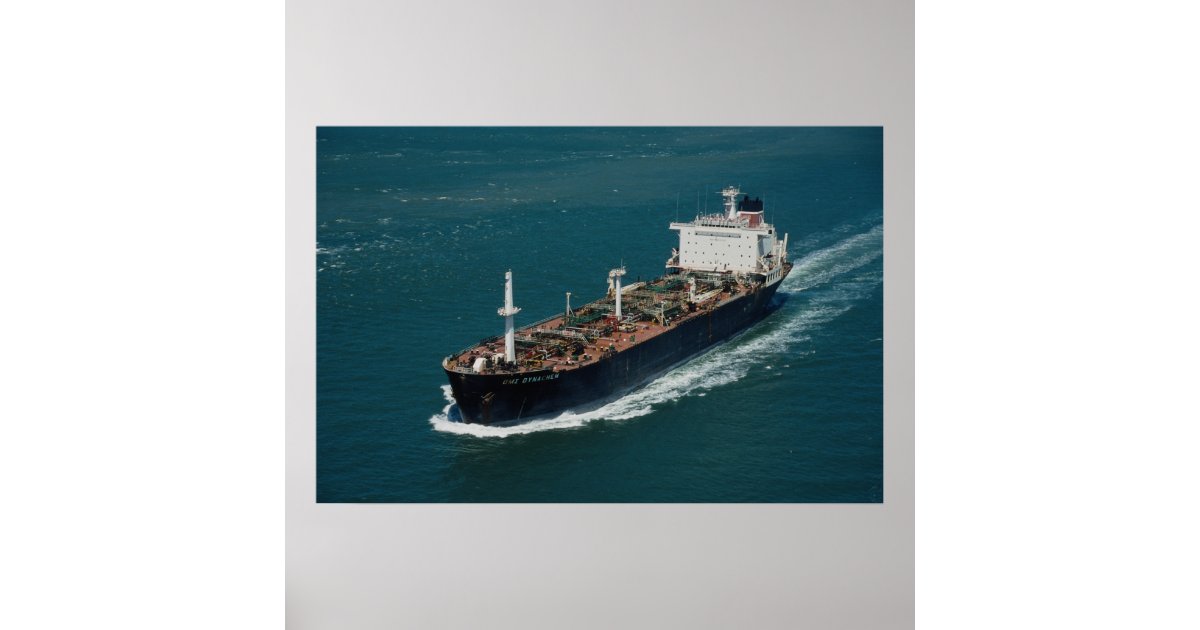 Oil tanker poster | Zazzle