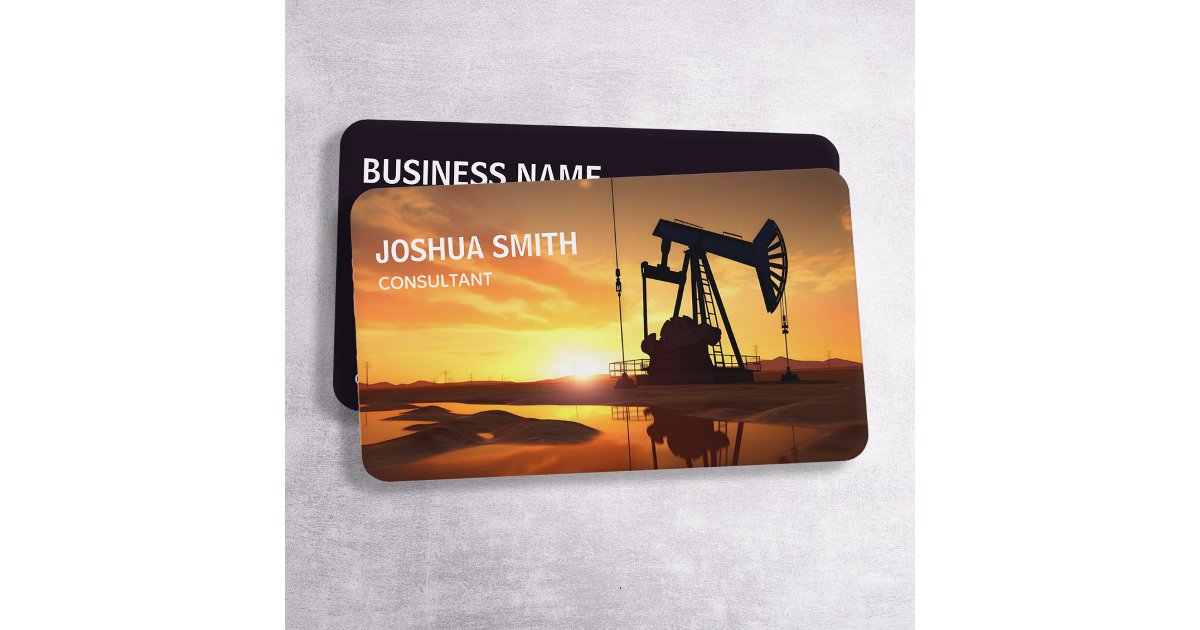 Oilfield Business Card | Zazzle