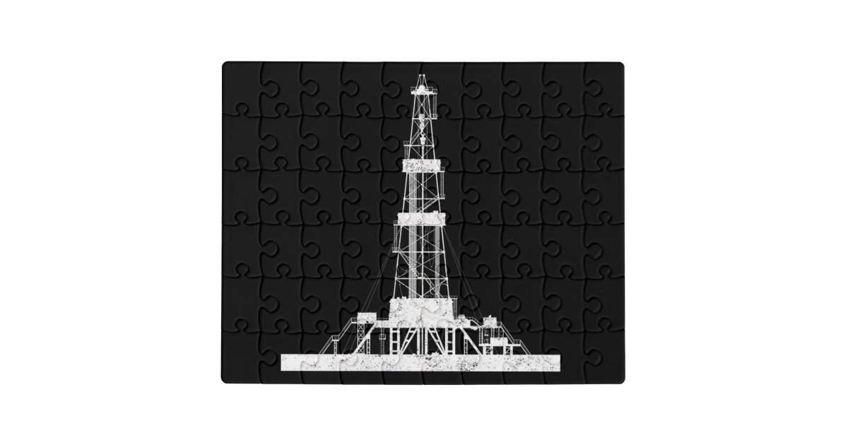 Oilfield Driller Drilling Rig Jigsaw Puzzle | Zazzle