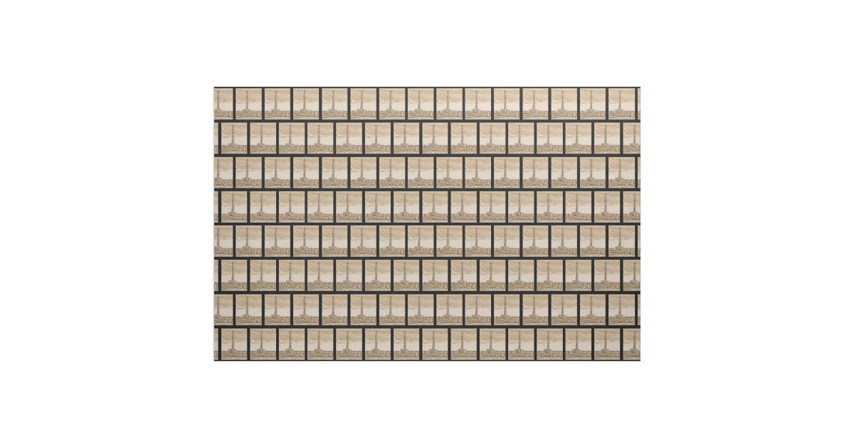 Oilfield Drilling Rig Fabric | Zazzle