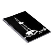 Oilfield Oil Drilling Rig Silhouette Notebook | Zazzle