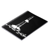 Oilfield Oil Drilling Rig Silhouette Notebook | Zazzle