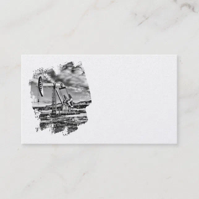 Oilfield Pumpjack Business Card | Zazzle